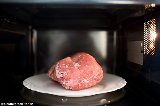 Why is it so hard to thaw meat in the microwave?