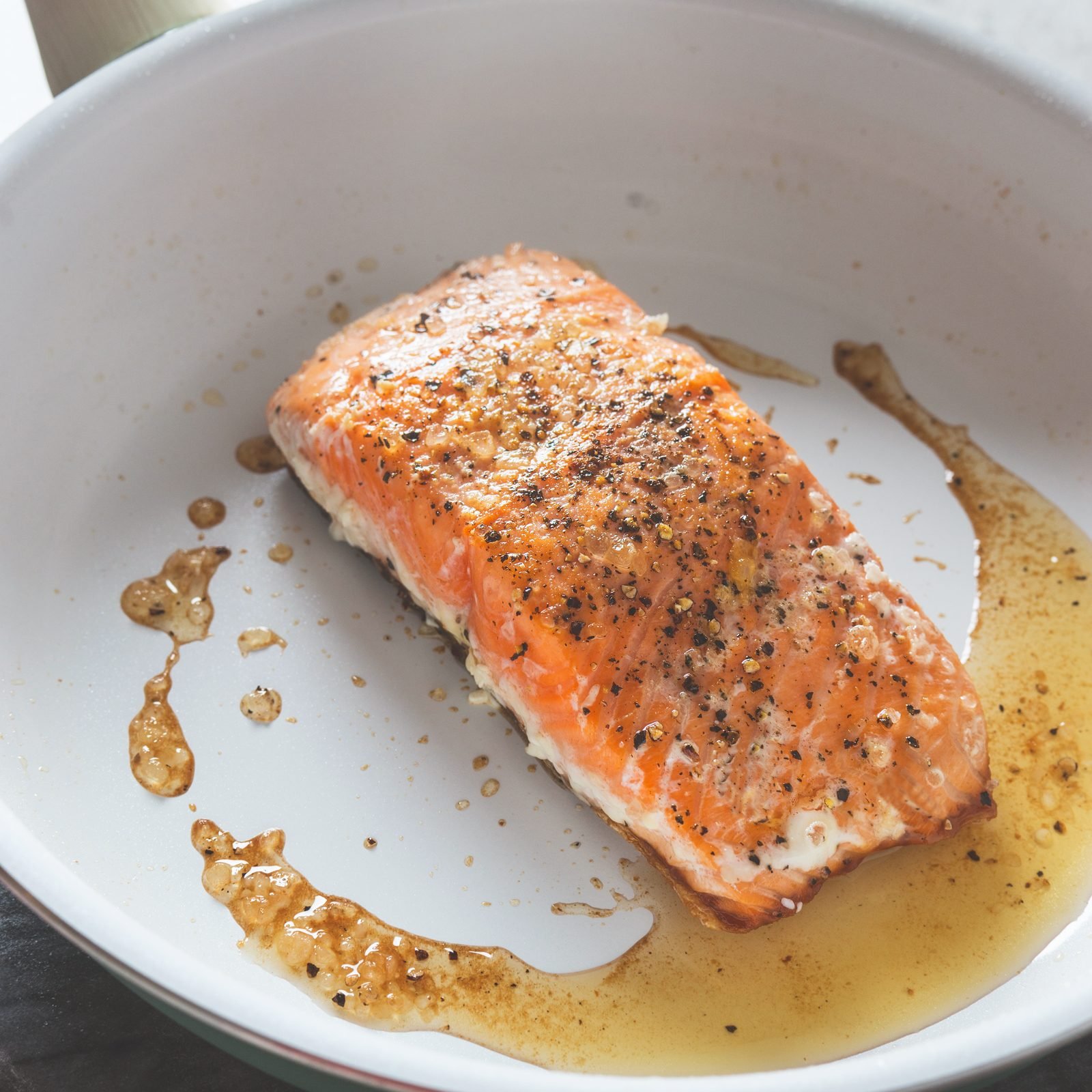 Why is my salmon pale after cooking?