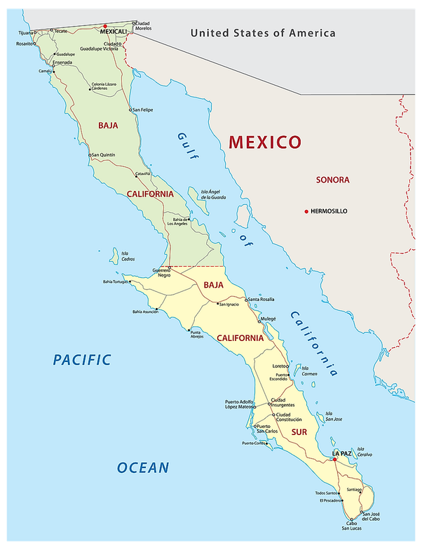 Why is Tijuana called Baja California?