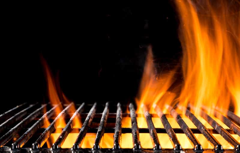 Will heat kill bacteria on a grill?